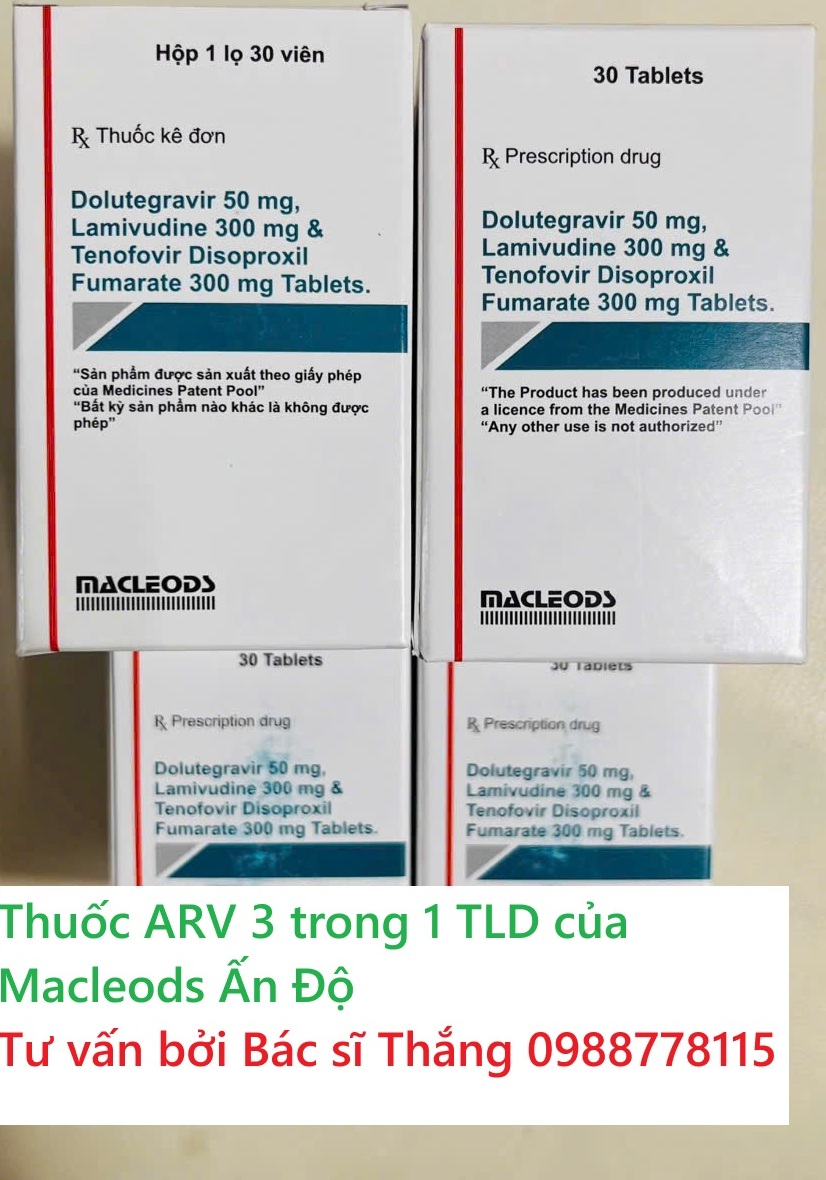 Thuốc ARV TLD Macleods giá bao nhiêu, mua ở đâu tốt nhất? - Bác sĩ Thắng
