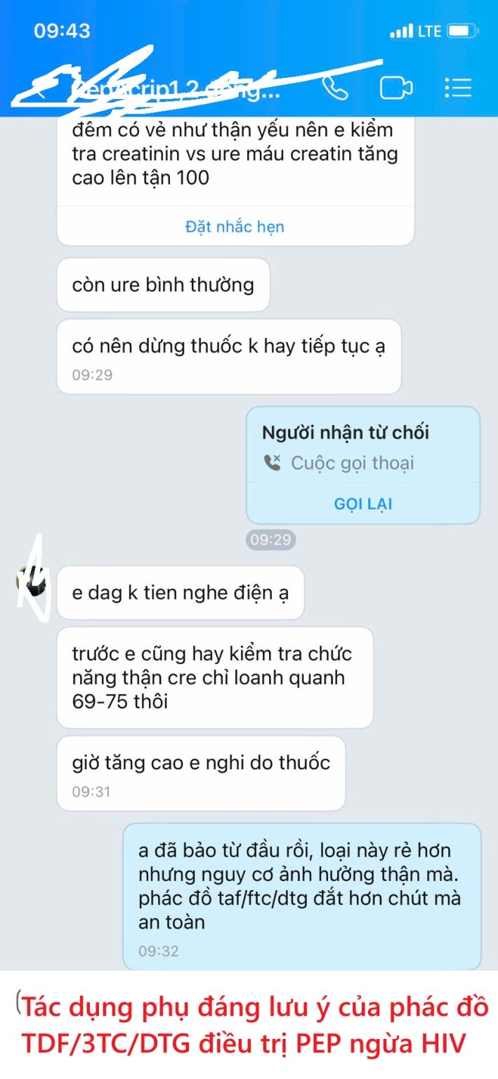 Lưu ý khi dùng phác đồ TDF/3TC/DTG điều trị PEP ngừa HIV - Bác sĩ Thắng